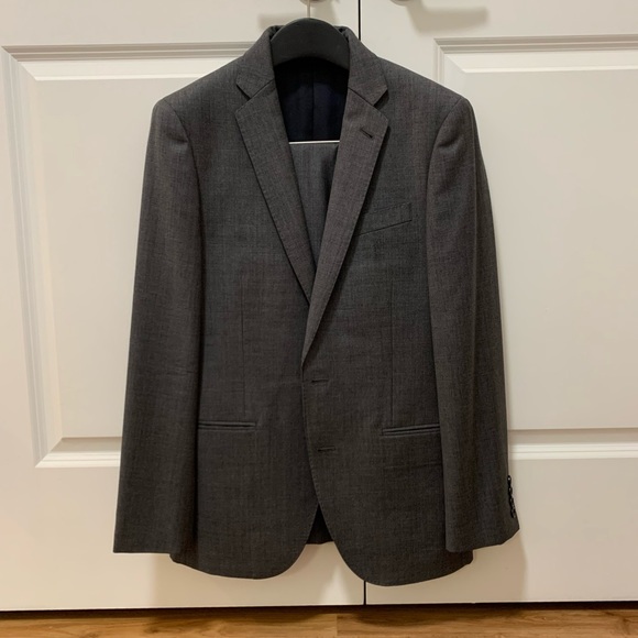 J. Crew | Suits & Blazers | Charcoal Jcrew Ludlow Suit In Worsted Wool ...